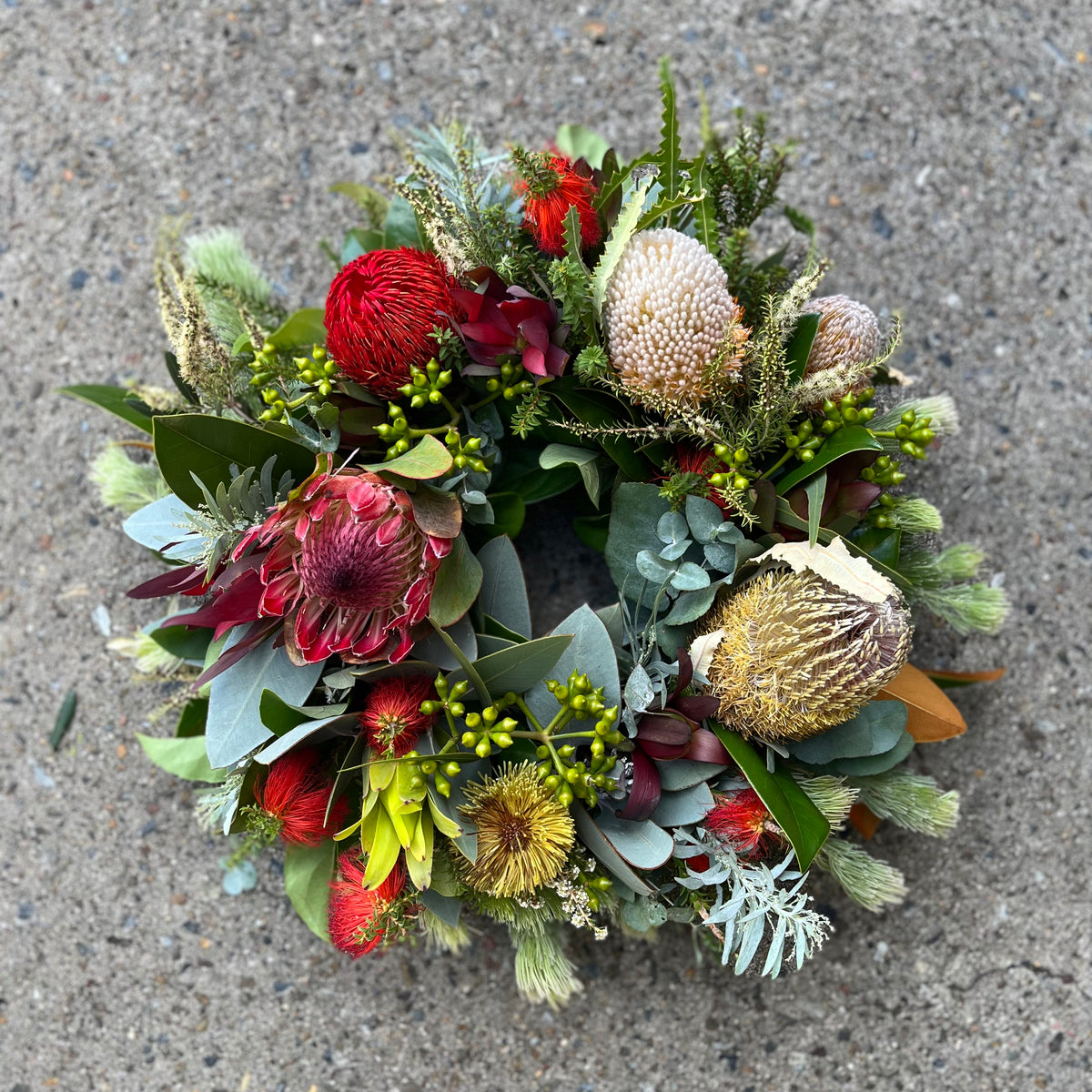 Native Wreath-Remembrance Wreath – Kenmore Village Florist